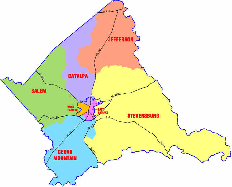 District Map | Culpeper County VA